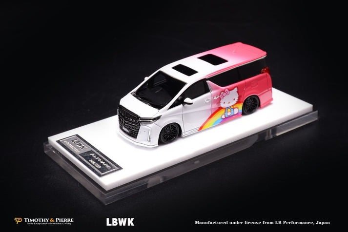 TP 1:64 Scale LB Toyota Alphard Hello Kitty Pink – Hobby Garage